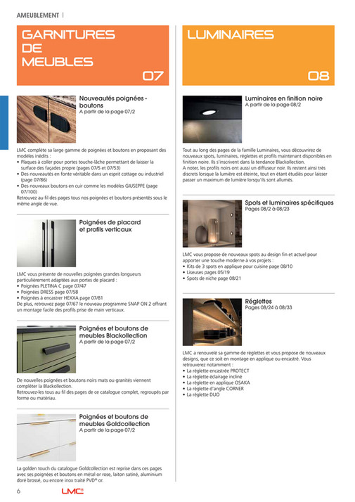 LMC group - Zoom sur les nouveautés du Catalogue général LMC édition 16 - Page 6-7 - Created ...
