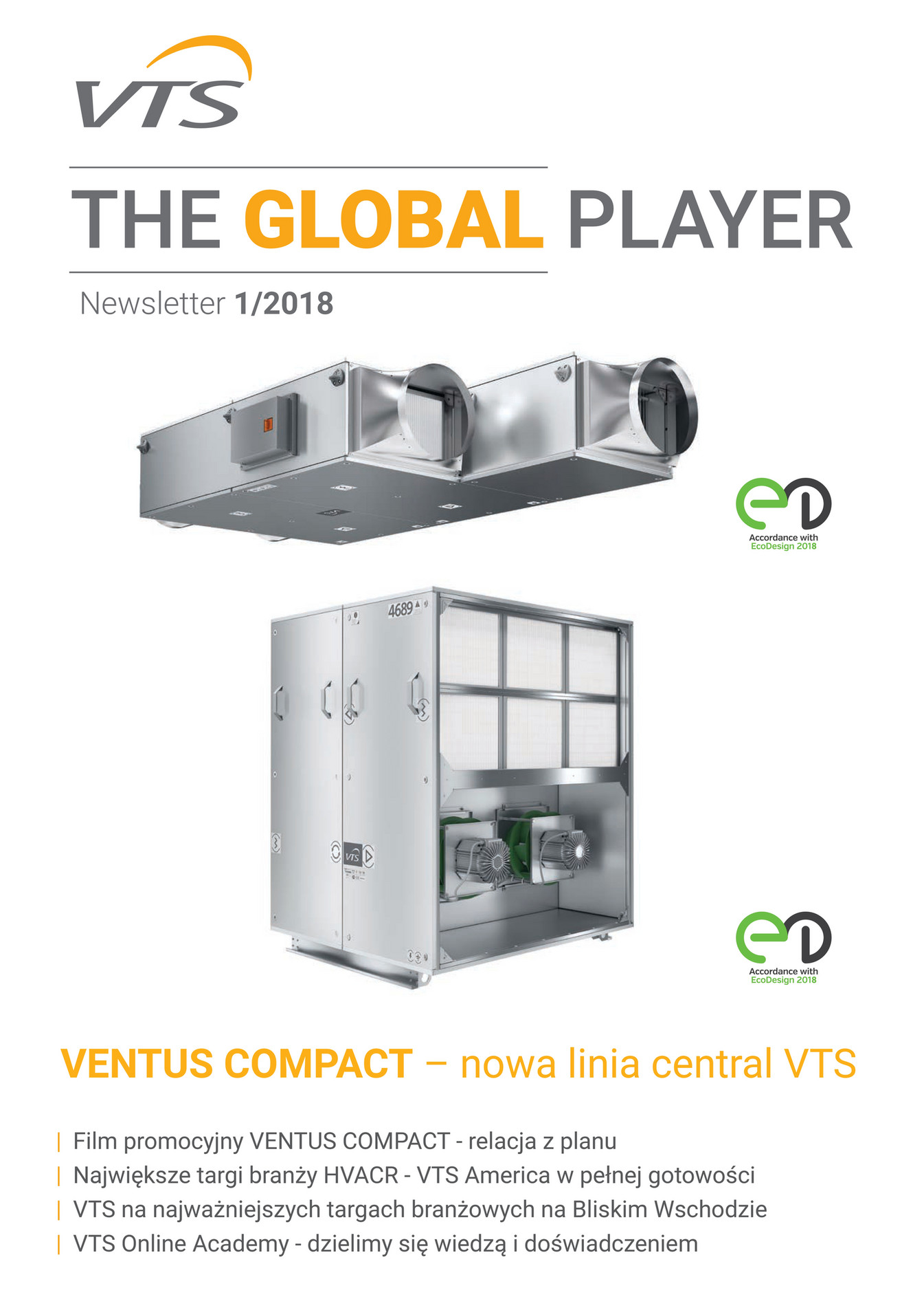 VTS - THE GLOBAL PLAYER 1-2018 PL - Strona 1 - Created with Publitas.com