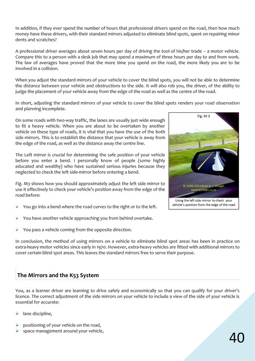 My publications - The K53 Yard Test Made Easy (Preview) - Page 40-41 ...