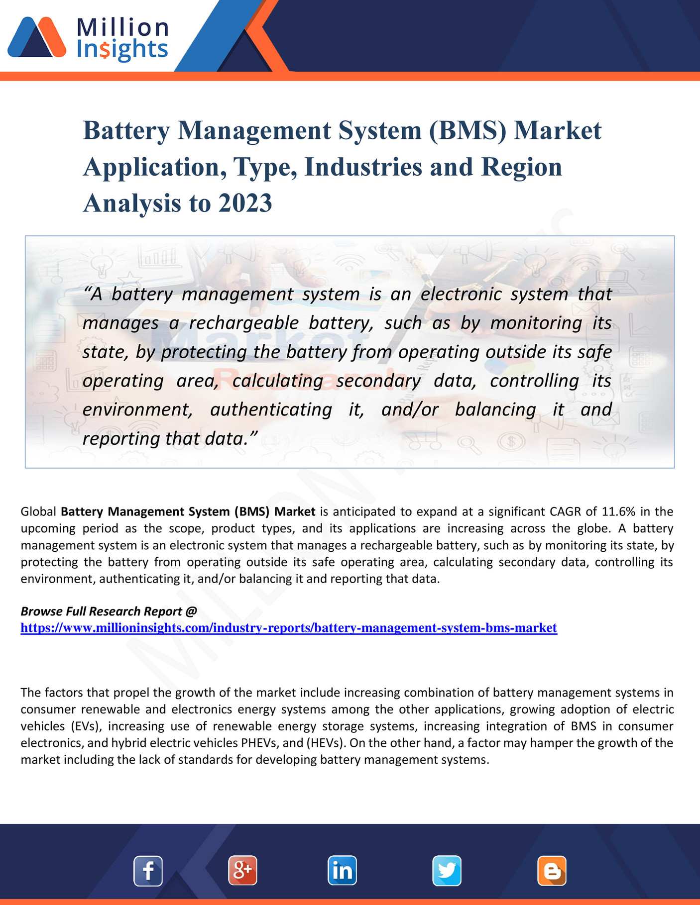 My publications - Battery Management System (BMS) Market Application ...