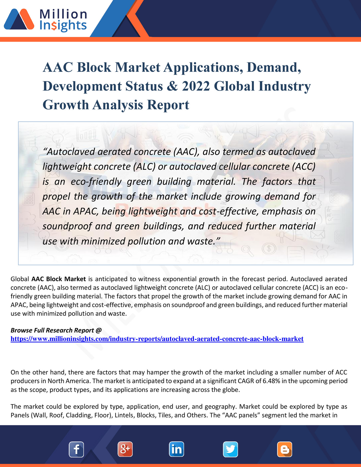 My publications - AAC Block Market Applications, Demand, Development ...