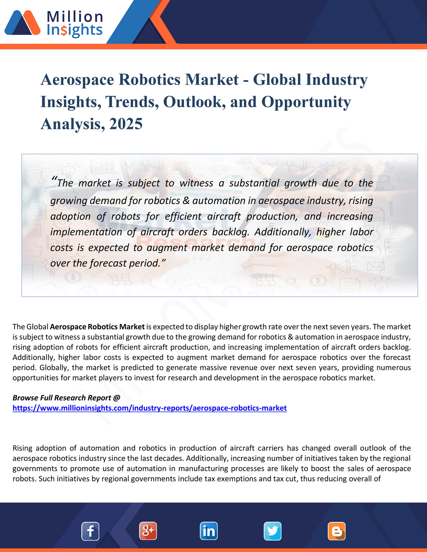 My publications - Aerospace Robotics Market - Global Industry Insights ...
