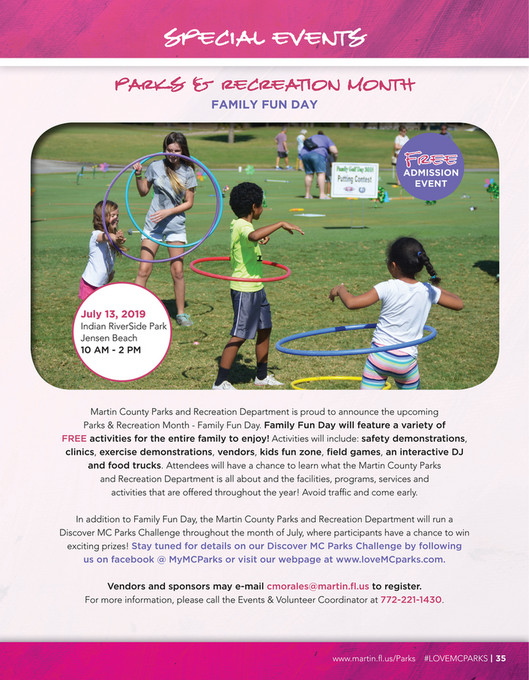 Martin County Parks & Recreation - Martin County Parks and Recreation ...