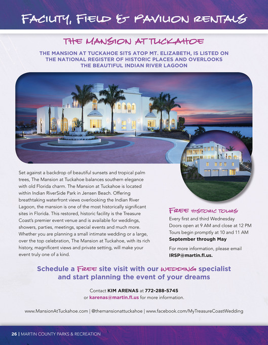 Martin County Parks & Recreation - Martin County Parks and Recreation ...