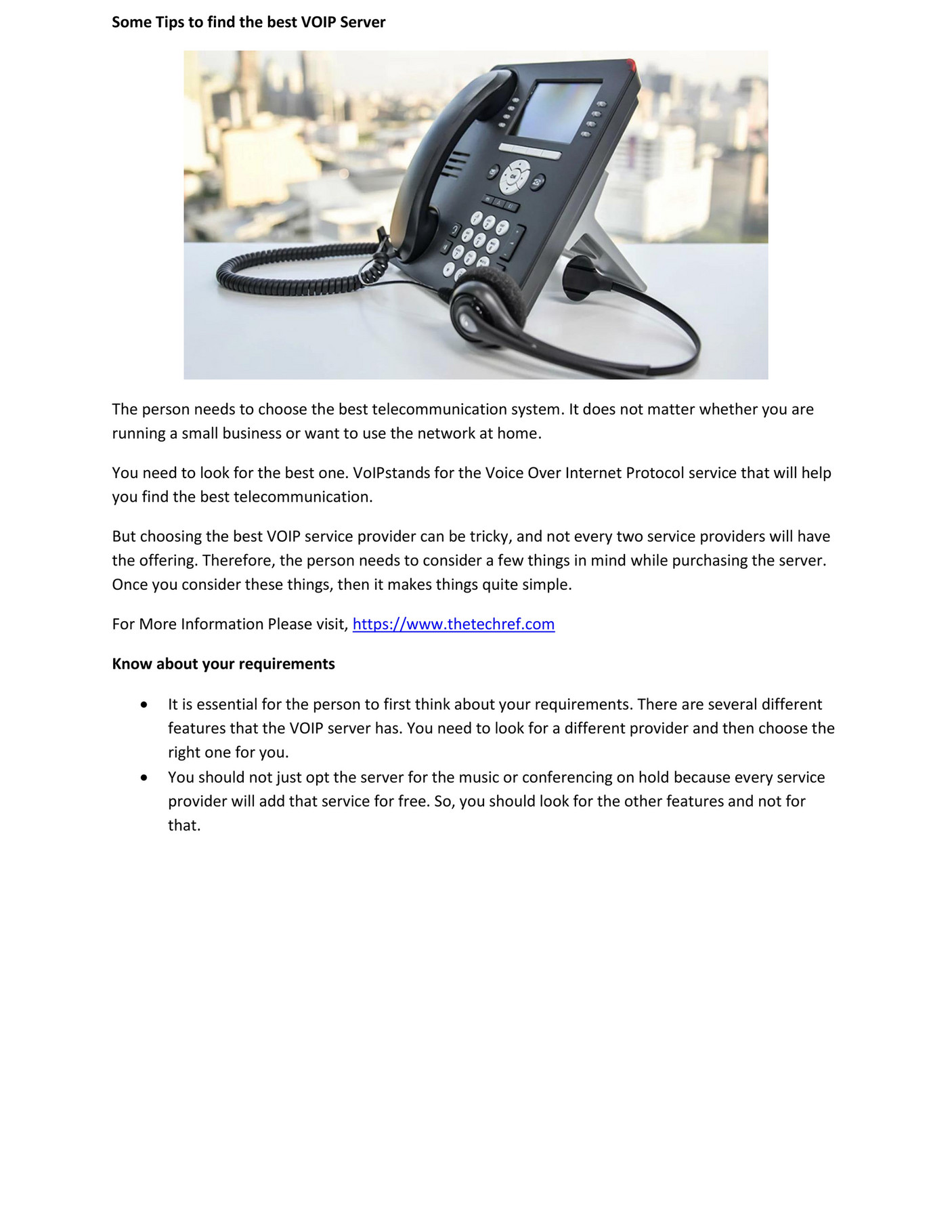 My publications - Some-Tips-to-find-the-best-VOIP-Server - Page 1 ...