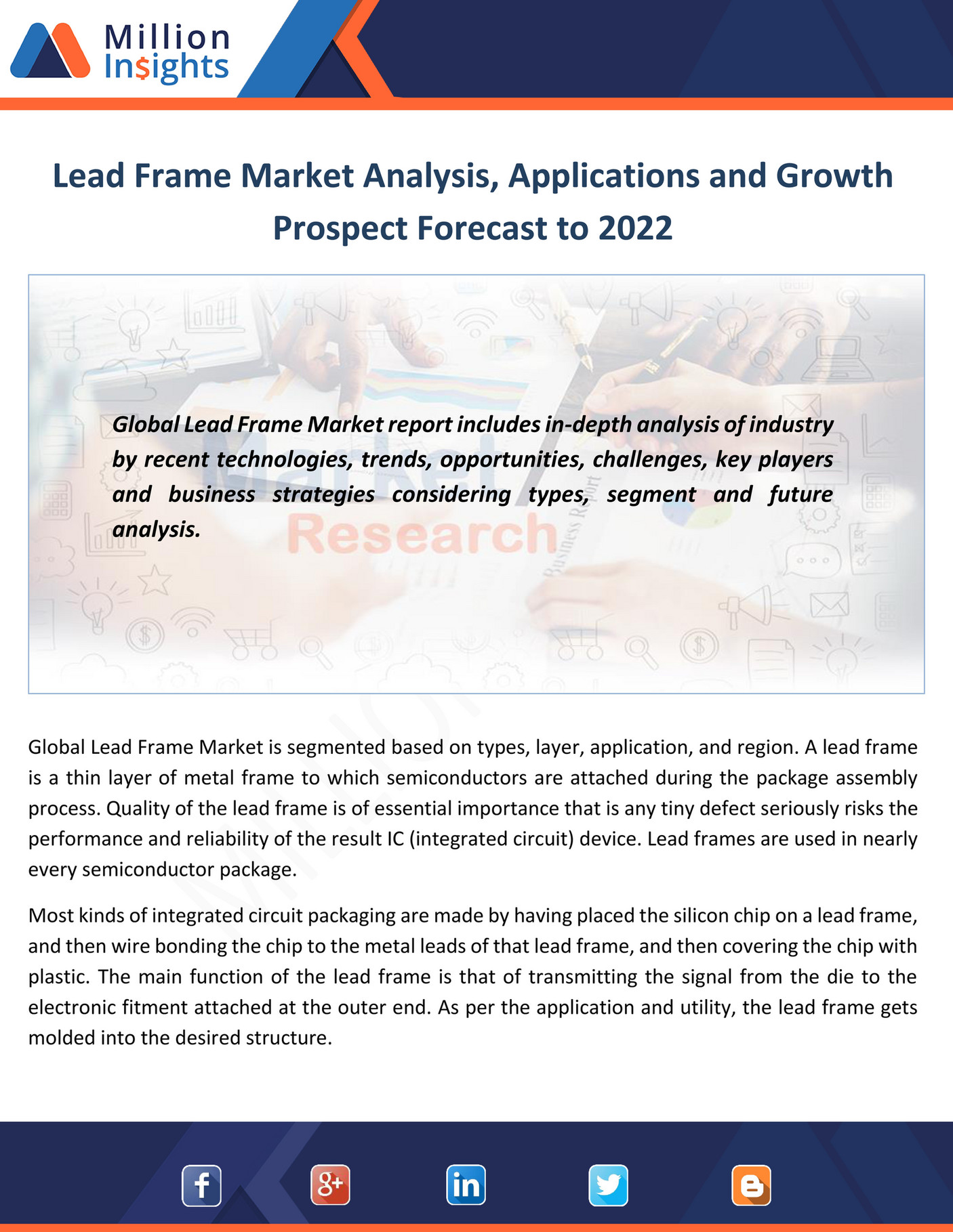 Million Insight - Lead Frame Market Analysis, Applications and Growth ...