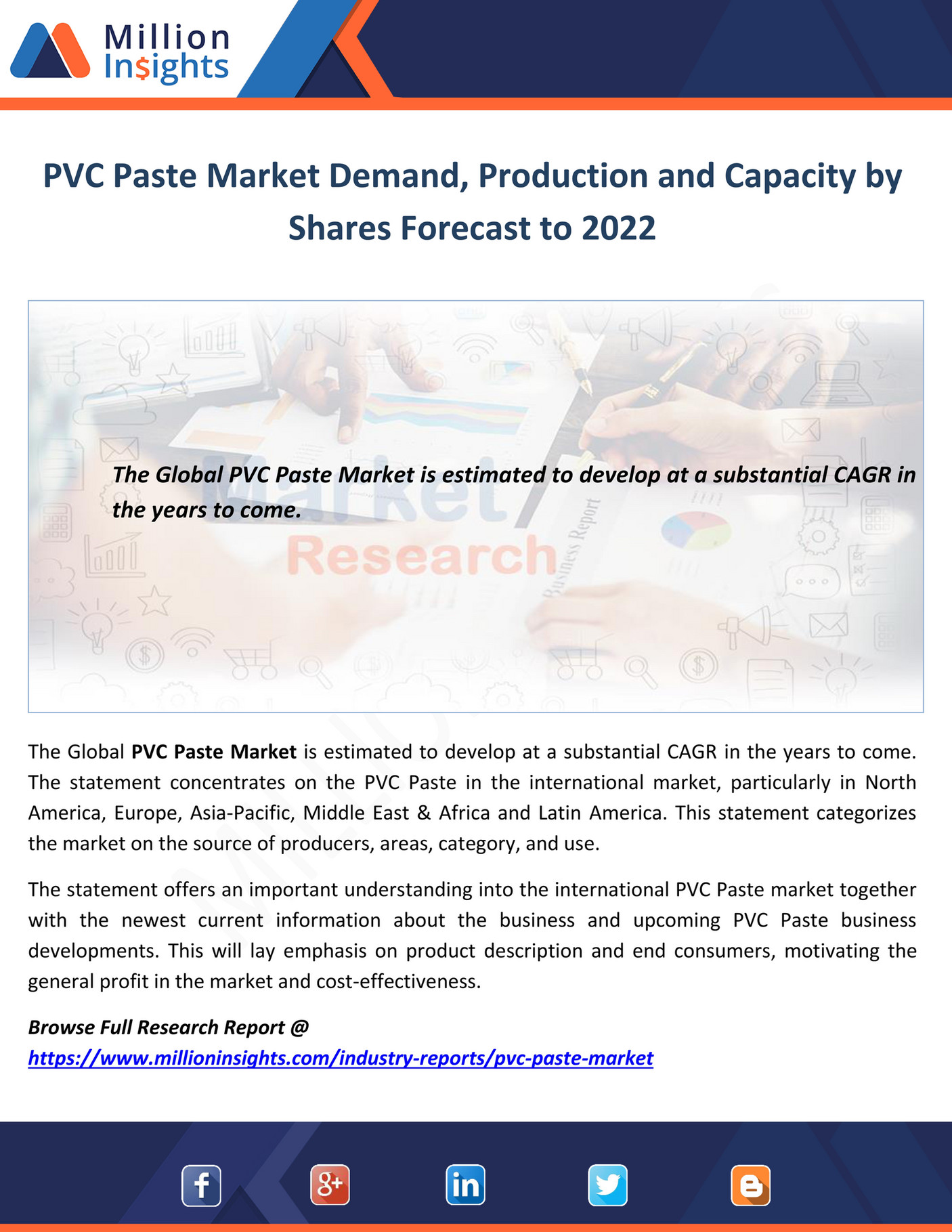 Million Insight - PVC Paste Market Demand, Production and Capacity by ...