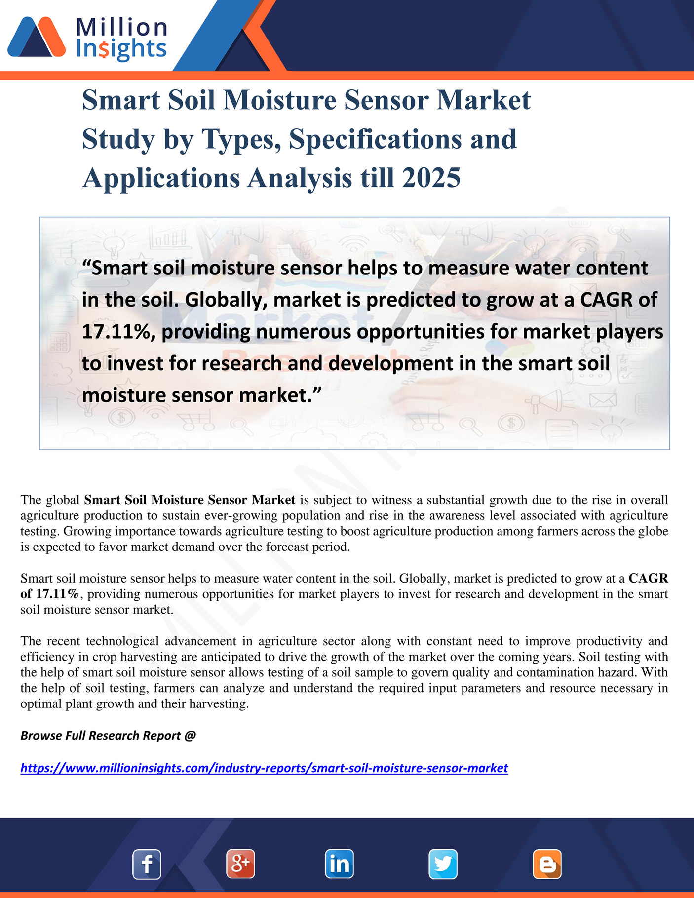 Million Insights - Smart Soil Moisture Sensor Market Study by Types ... Million Insights - Smart Soil Moisture Sensor Market Study by Types ...