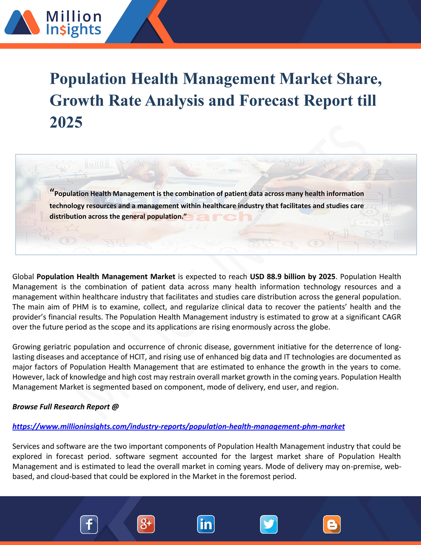 Million Insights - Population Health Management Market Share, Growth ...