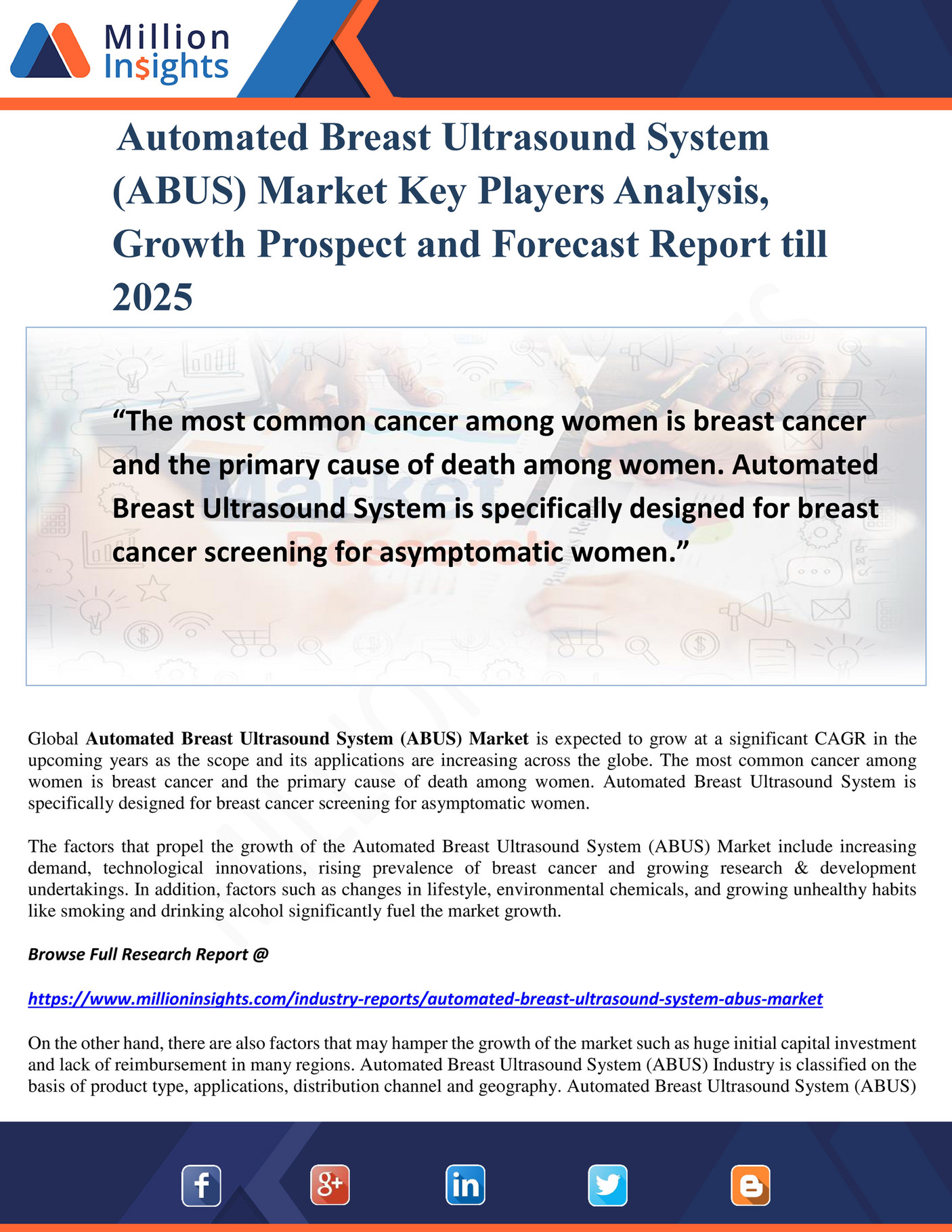 Million Insights - Automated Breast Ultrasound System (ABUS) Market Key ... Million Insights - Automated Breast Ultrasound System (ABUS) Market Key ...