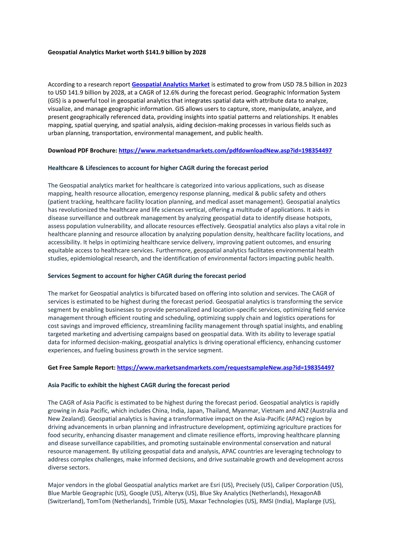 Market Hub - Geospatial Analytics Market Size, Growth | Report, 2023 ... Market Hub - Geospatial Analytics Market Size, Growth | Report, 2023 ...