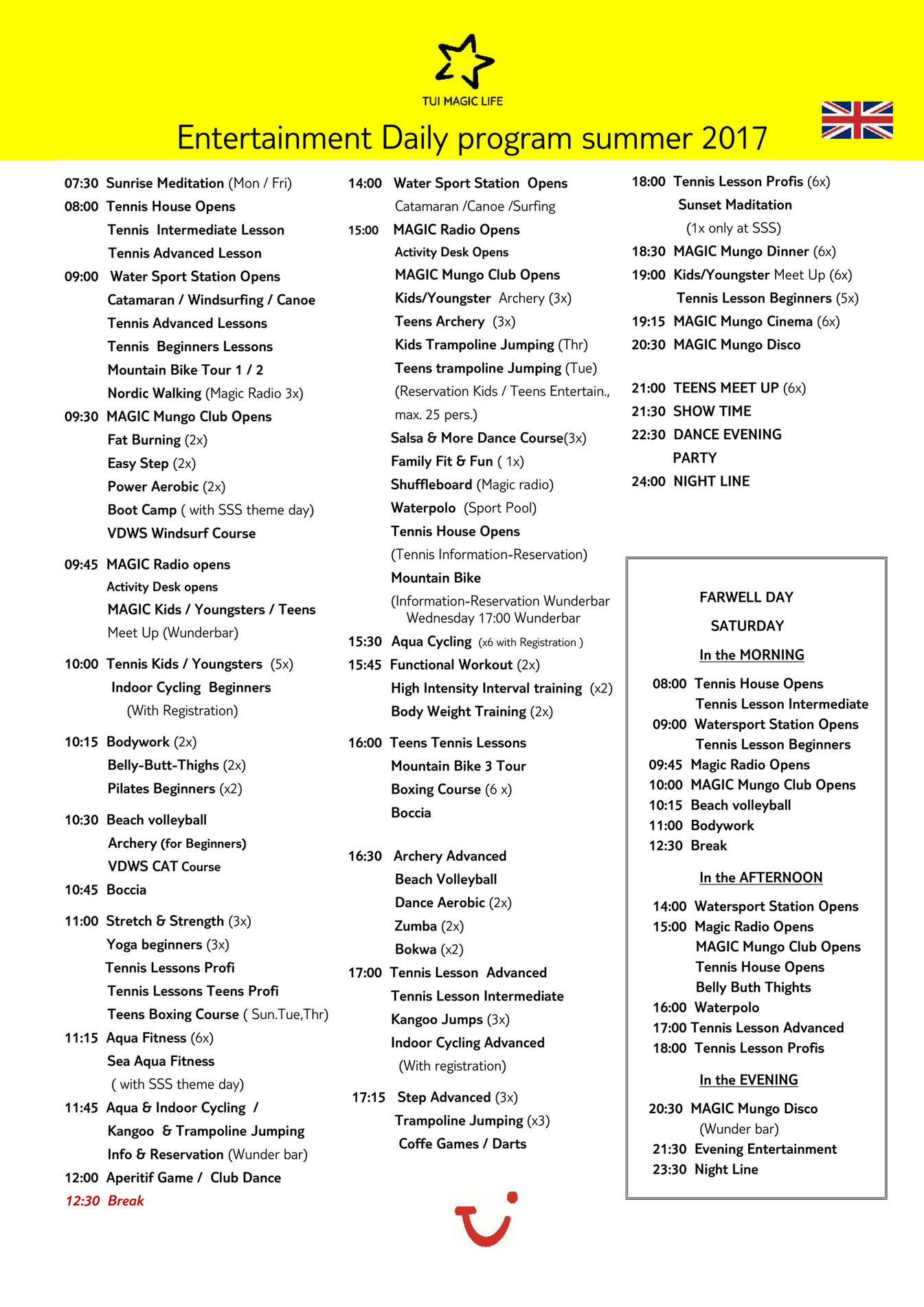 My publications - A4 Daily Entertainment ENGLISH Summer 2016 - Page 1 ...