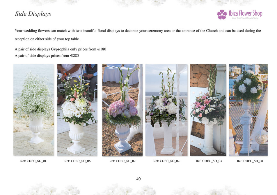 ibiza wedding shop - ibiza flower shop catalogue - Page 49 - Created ...