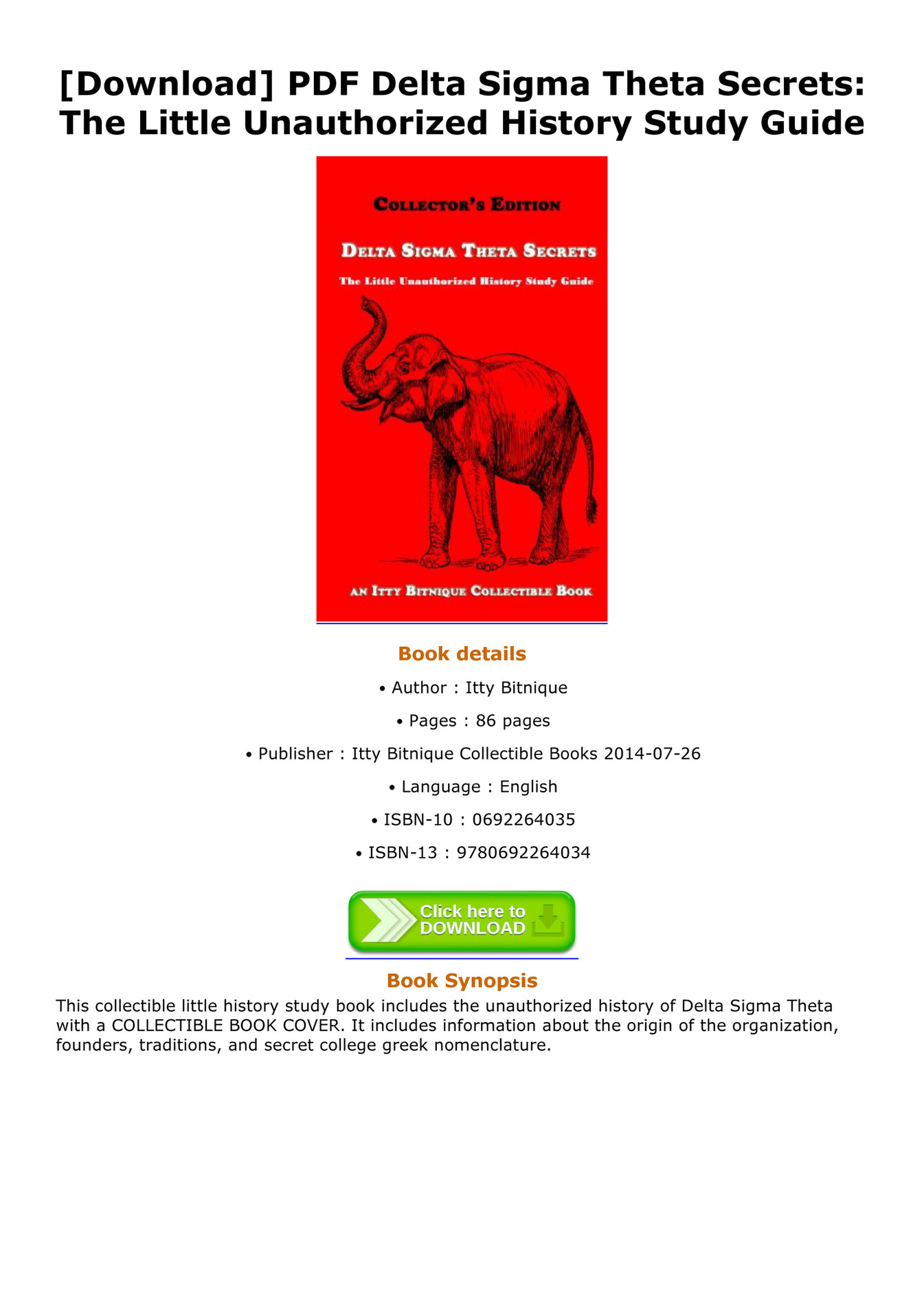 Tylerniemeyer10 - Download PDF Delta Sigma Theta Secrets The Little ...