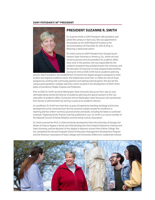 SUNY Potsdam - 2023 Commencement Program - Page 8-9 - Created with Publitas.com