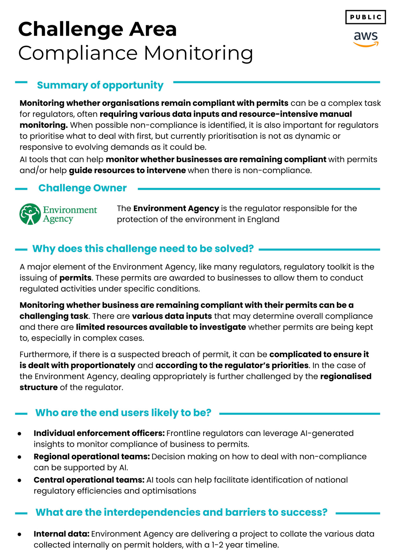 Public - TEST FILE - Compliance Monitoring Challenge Statement - Page 1 ...