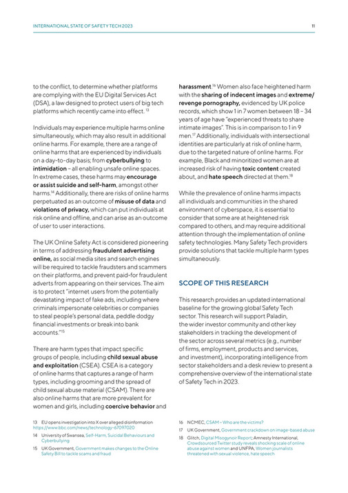 Public - International State of Safety Tech Report: 2023 - Page 12-13 ...