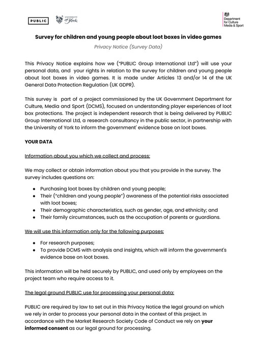 Public - EXTERNAL_Privacy Notice_Survey Data - Page 1 - Created with ...