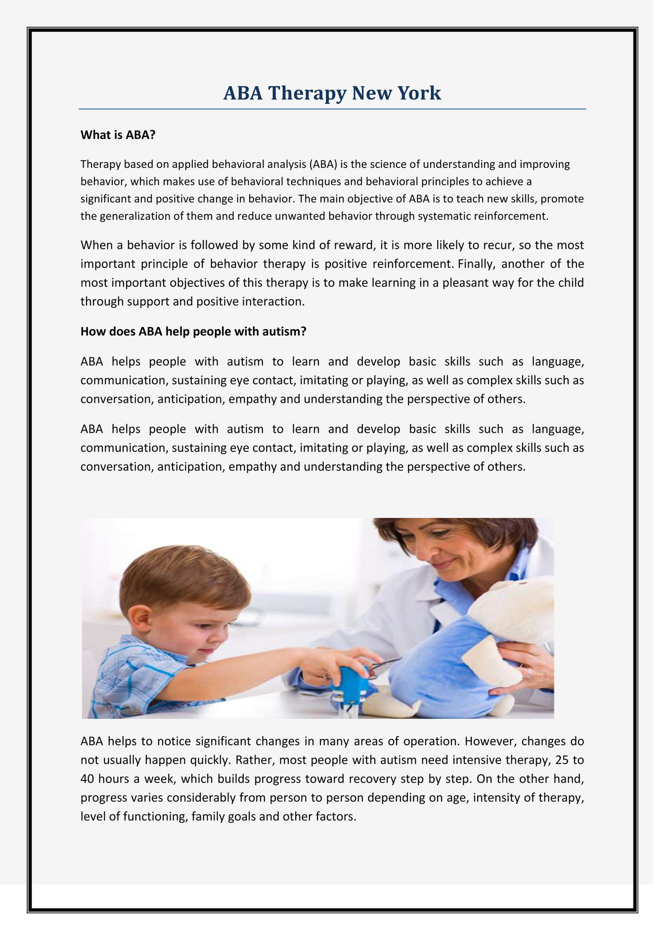 Autismpro - ABA Therapy New York - Page 1 - Created with Publitas.com