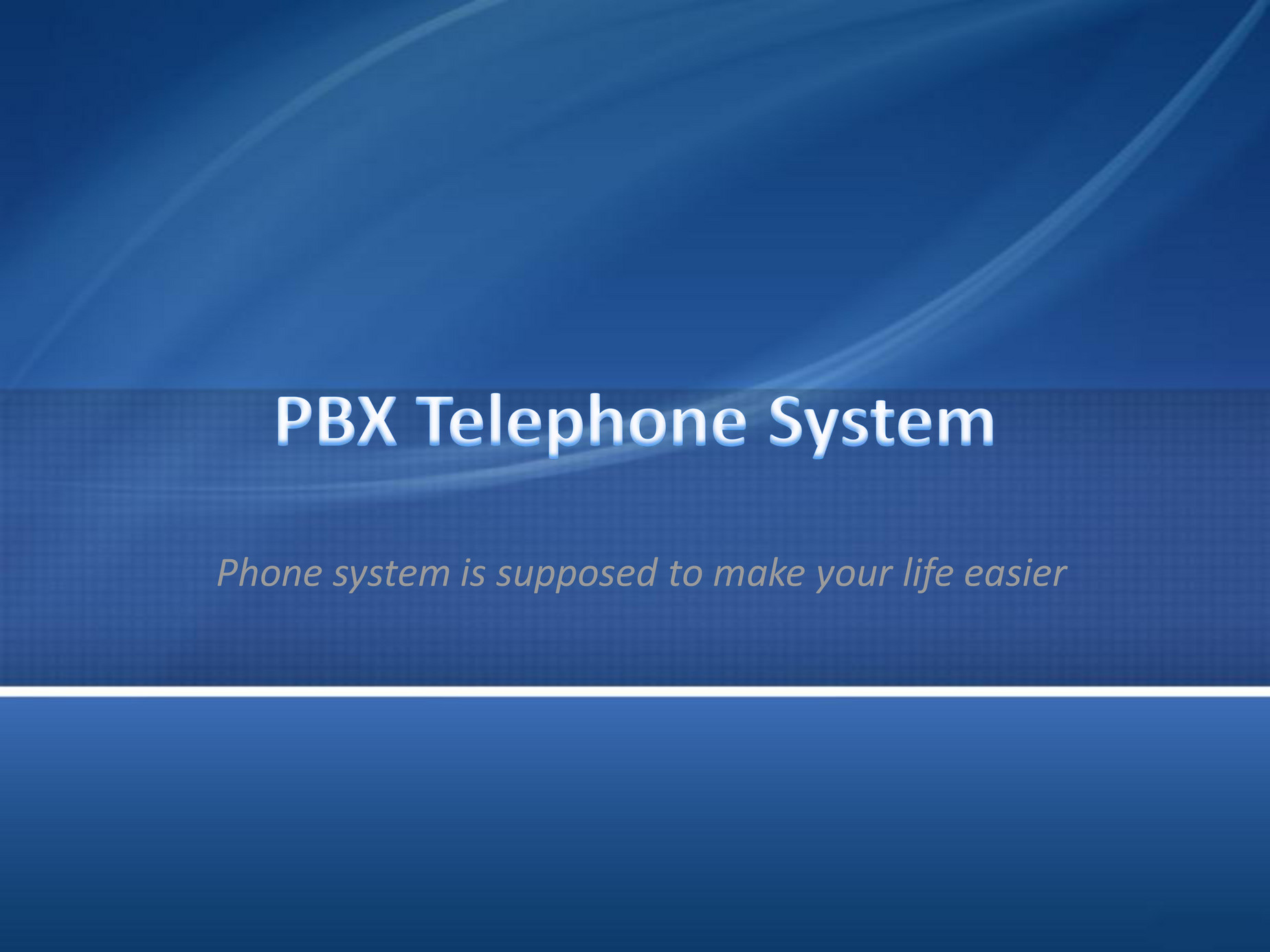 DCS Telecom - PBX Telephone System - Phone system is supposed to make ...