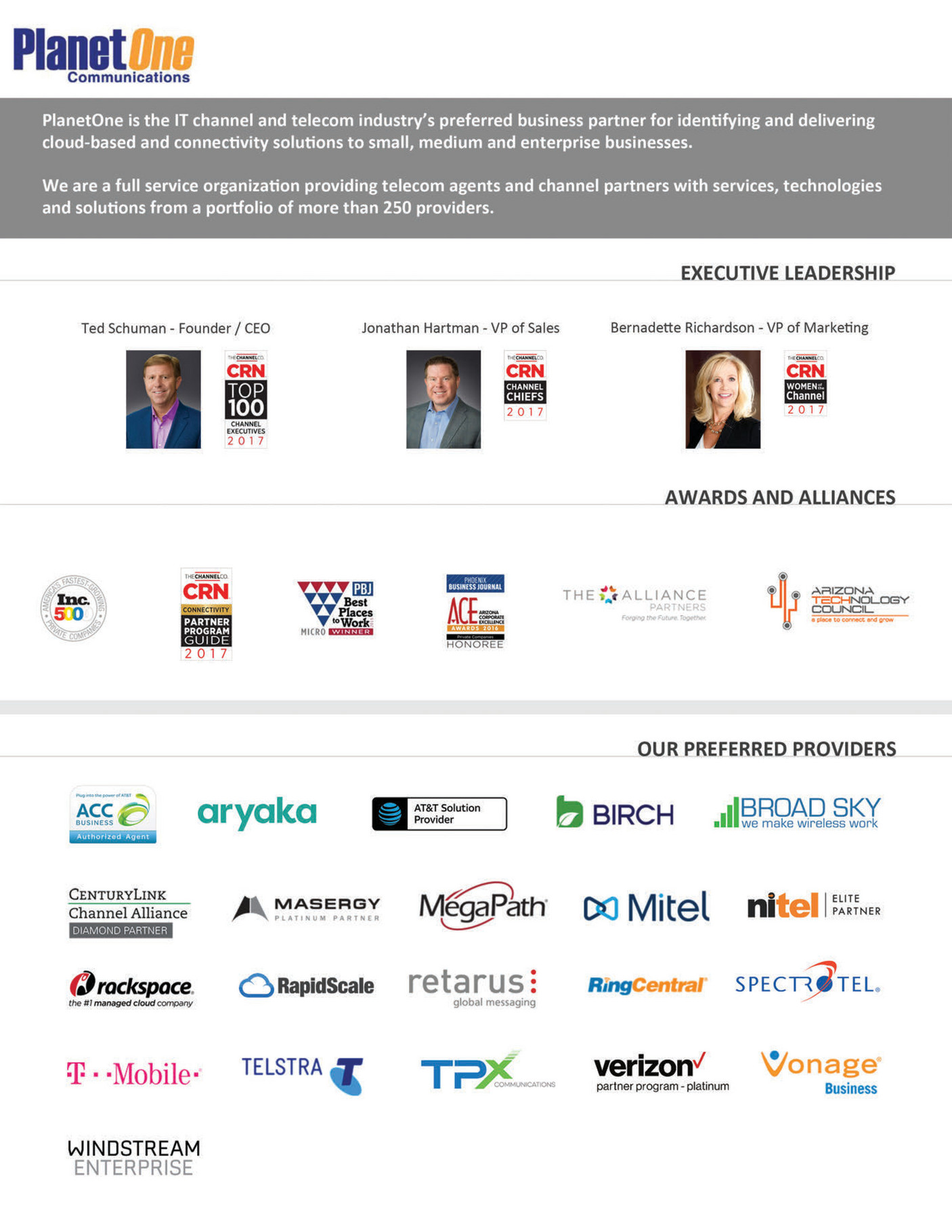 PlanetOne Communications - P1 Overview & Support - Page 2 - Created ...