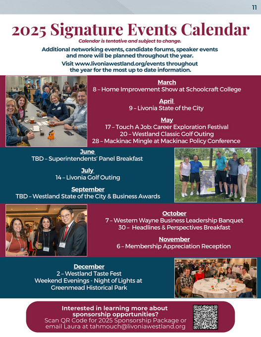 Livonia Chamber of Commerce - January/February 2025 Newsletter - Page 10-11 - Created with ...