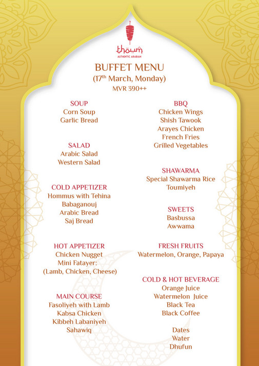 Thoum Arabic Ramadan Menu 2025 - Page 8-9 - Created with Publitas.com
