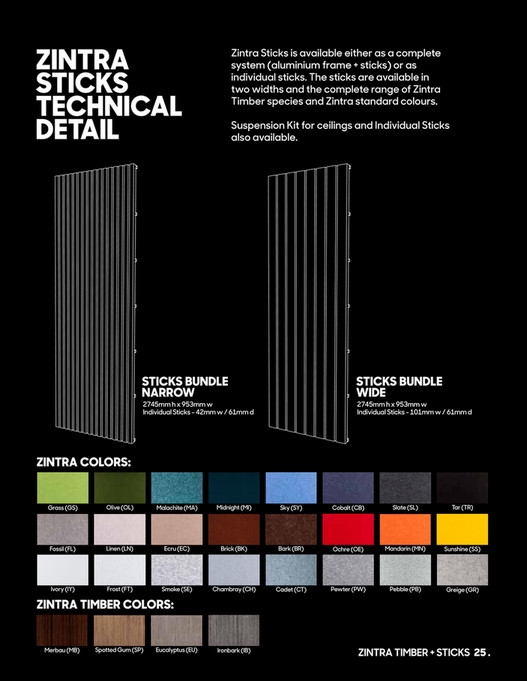 Baresque - Zintra Timber + Sticks Brochure Zintra - Page 24-25 ...