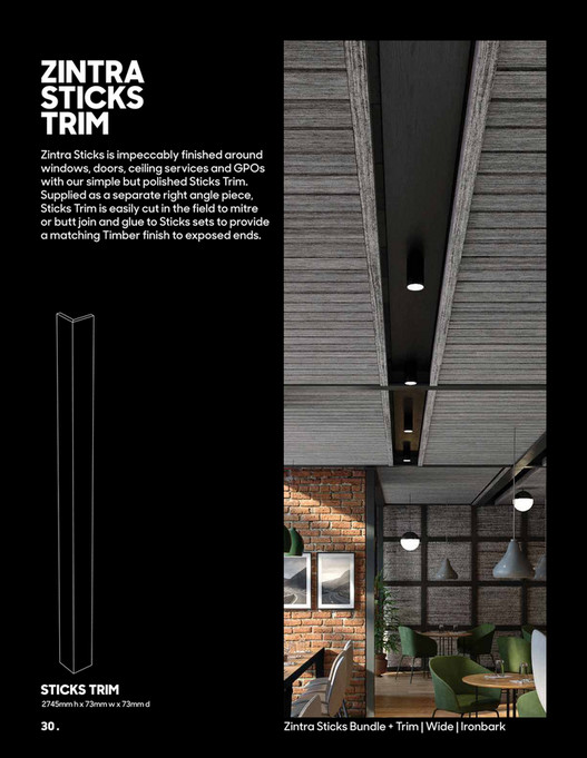 Baresque - Zintra Timber + Sticks Brochure Zintra - Page 30-31 ...