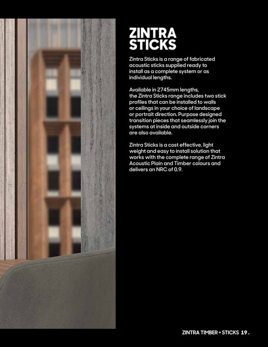 Baresque - Zintra Timber + Sticks Brochure Zintra - Page 18-19 ...