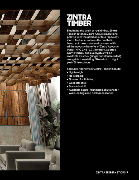 Baresque - Zintra Timber + Sticks Brochure Zintra - Page 6-7 - Created ...