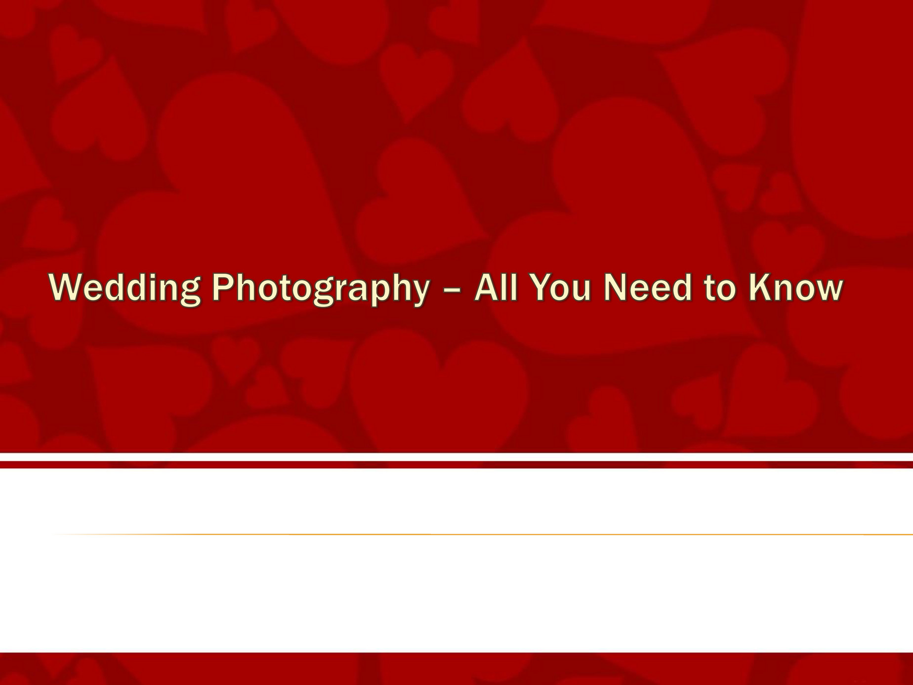 Mango Studios - Wedding Photography – All You Need to Know - Page 1 ...