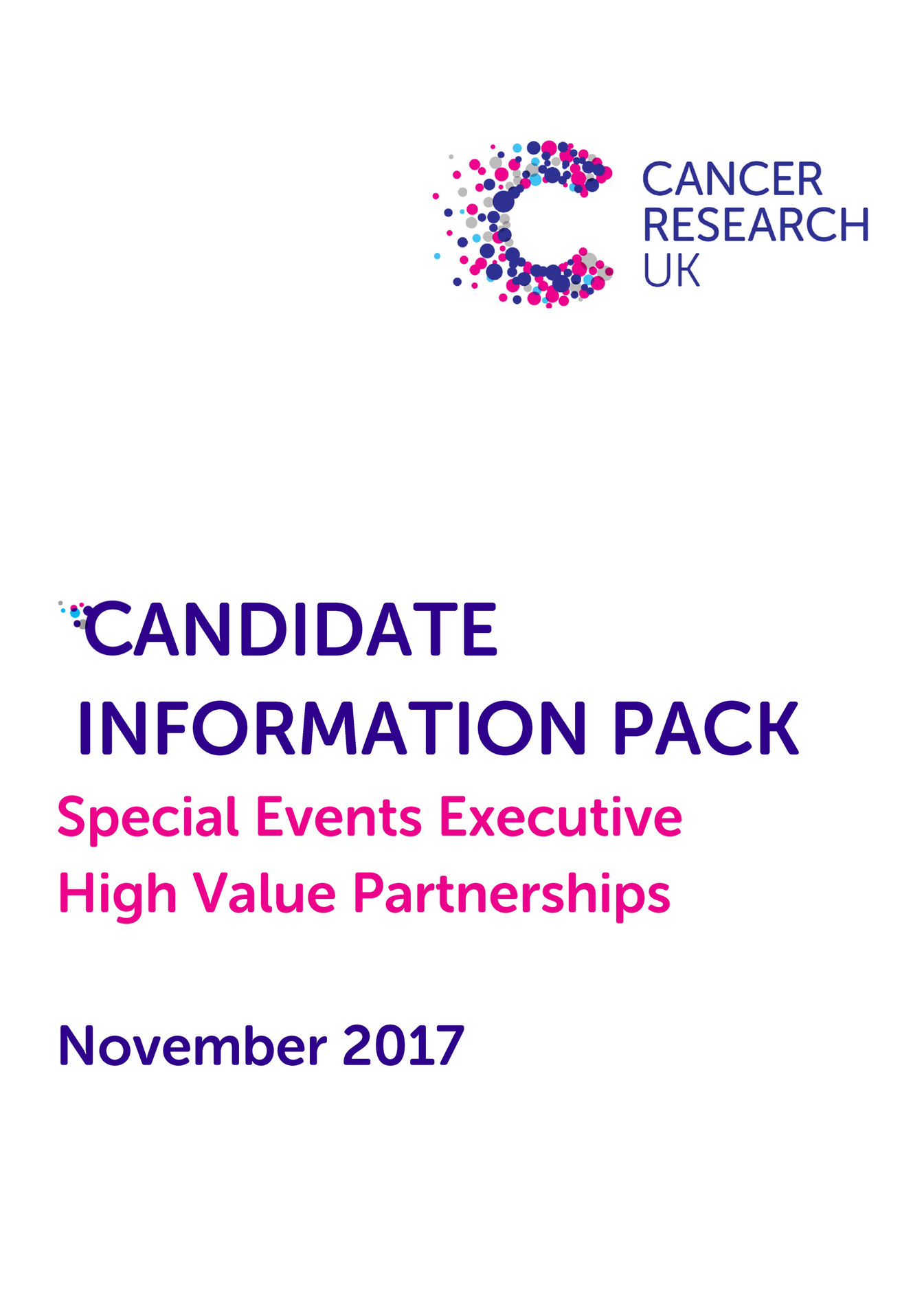 Cancer Research UK - Candidate Pack - Events Executive HVSP Final ...