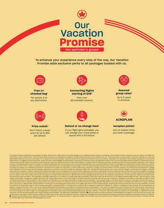 Air Canada Vacations - Air Canada Vacations_Sun_Toolkit_2024-2025 - Page 20-21 - Created with ...
