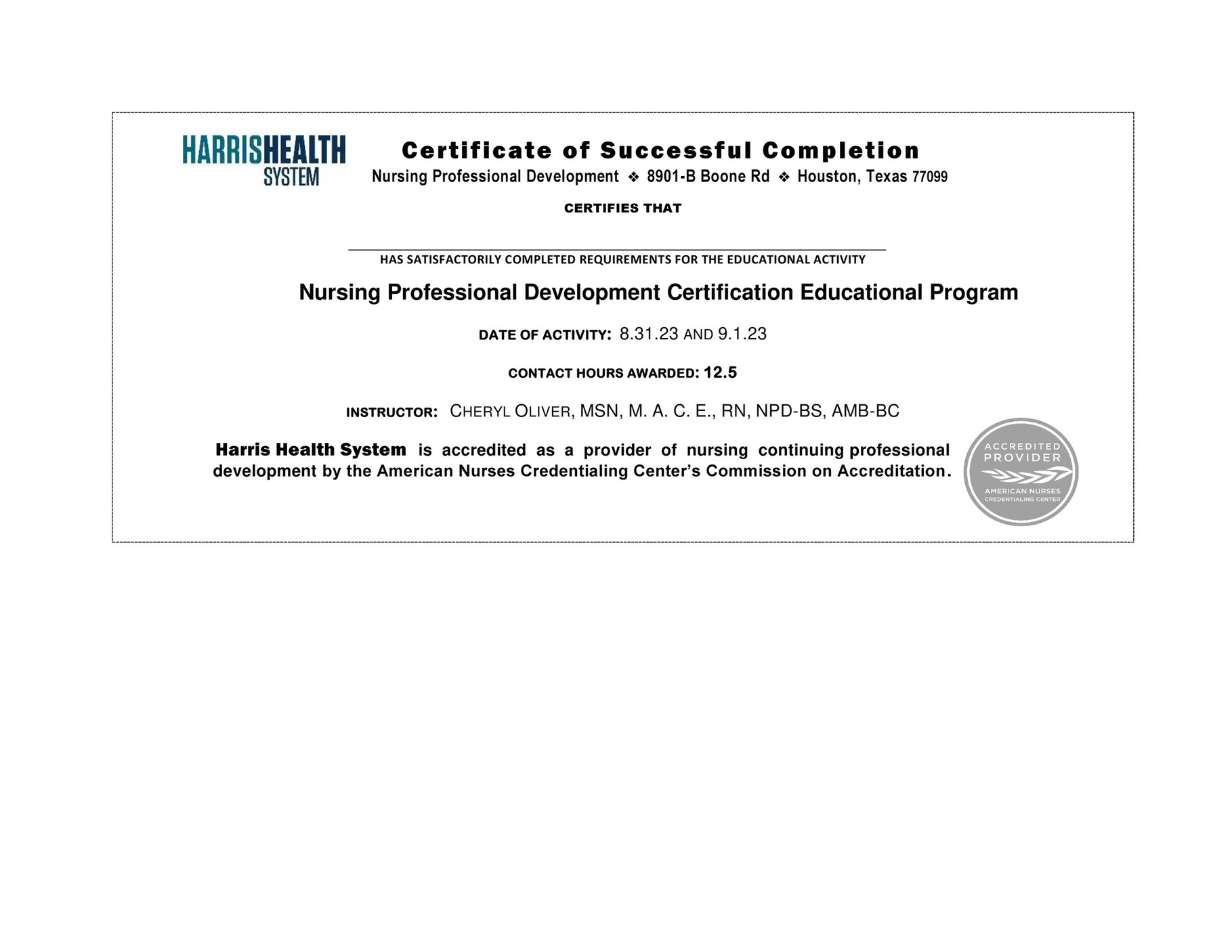 Harris Health System - NPD Certification Preparation Fall Class 8.31.23 ... Harris Health System - NPD Certification Preparation Fall Class 8.31.23 ...