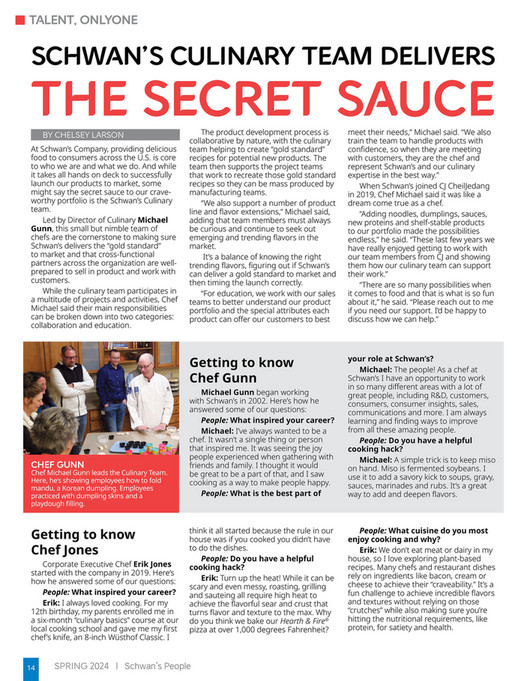 Schwan's Company - Schwan's_People_Spring-2024 - Page 16-17 - Created ...