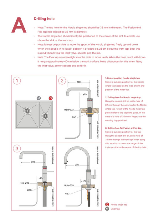 deVOL Kitchens - Quooker Taps Specification & Installation Guide - Page ...