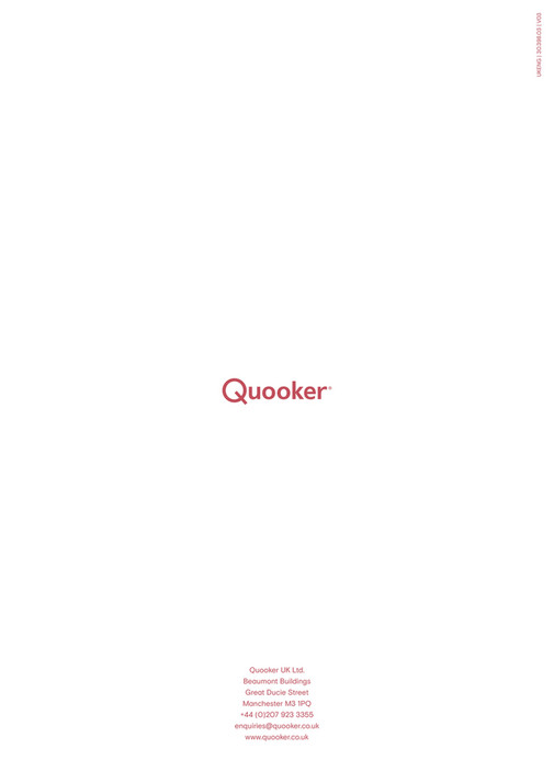 deVOL Kitchens - Quooker Taps Specification & Installation Guide - Page 20