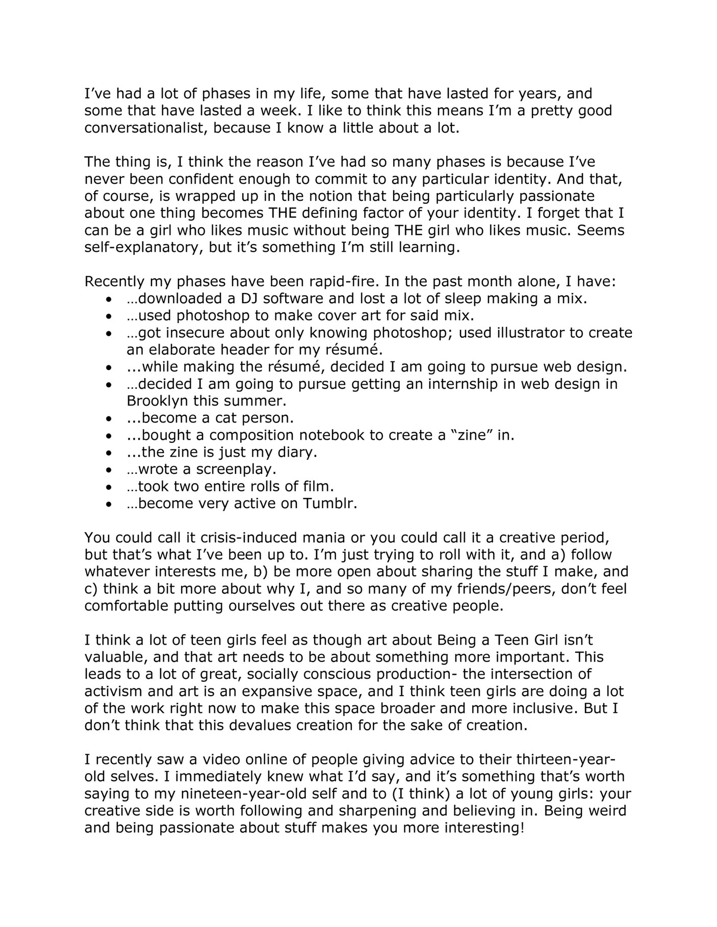 My publications - phases, teen girls, l'art pour l'art - Page 1 ...