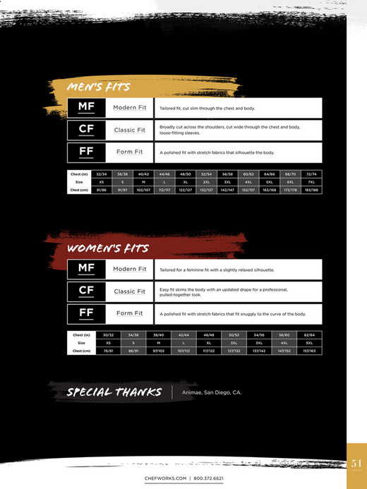 Chef Works Contemporary Catalog 2020 - Page 50-51