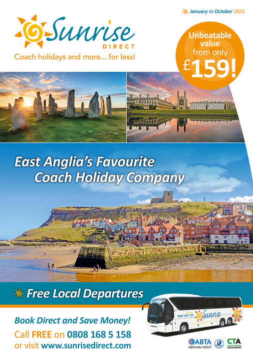 The UK Holiday Group - SunriseDirect 2023 Brochure - Page 1 - Created ...