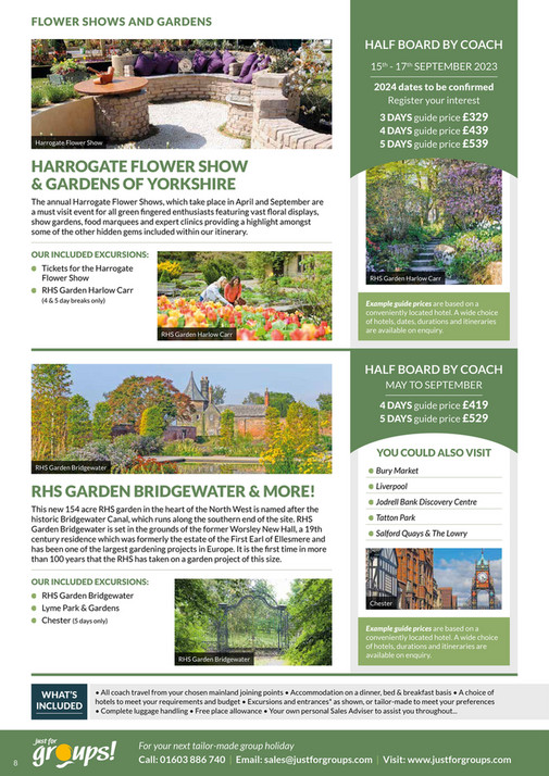 The UK Holiday Group - JFG 2023 Directory low res July 2023 - Page 8-9 - Created with Publitas.com