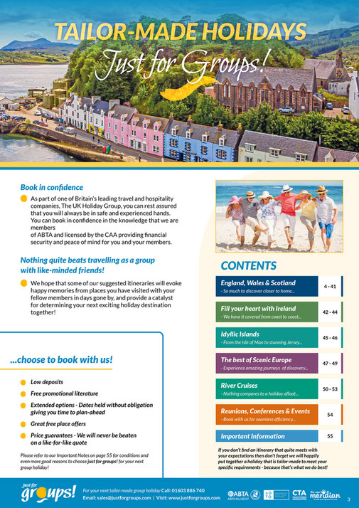 The UK Holiday Group - JFG 2023 Directory low res July 2023 - Page 2-3 - Created with Publitas.com