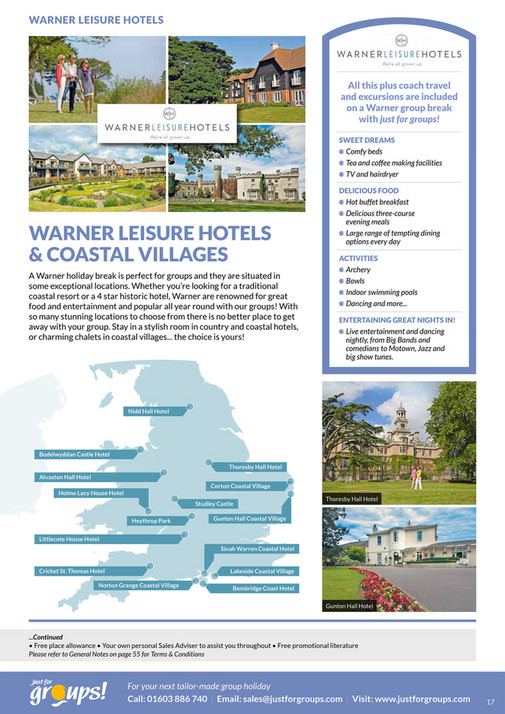 The UK Holiday Group - JFG 2023 Directory low res July 2023 - Page 16-17 - Created with Publitas.com