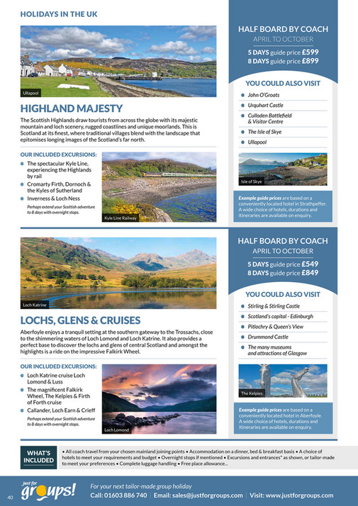The UK Holiday Group - JFG 2023 Directory low res July 2023 - Page 40-41 - Created with Publitas.com