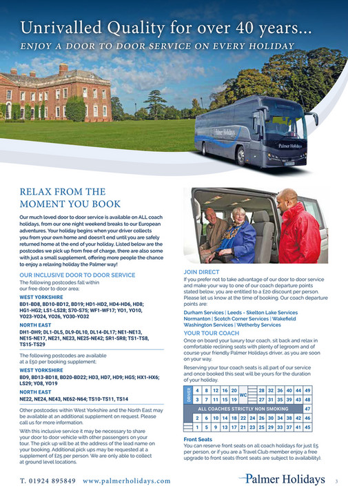 Palmer Holidays Brochure 2024 - Page 2-3 - Created with Publitas.com