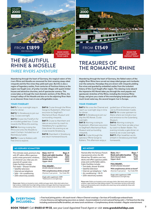 Grand UK European River Cruising Brochure - Page 2-3 - Created with Publitas.com
