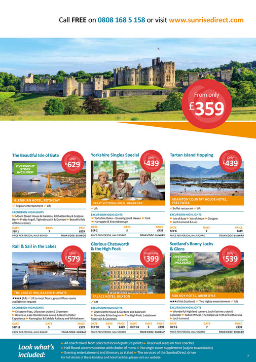 SunriseDirect Cach Holidays from East Anglia - Page 6-7 - Created with Publitas.com