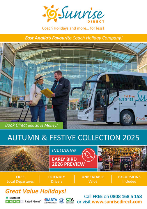 The UK Holiday Group - Sunrise Direct Autumn & Festive Brochure 2025 - Page 1 - Created with ...