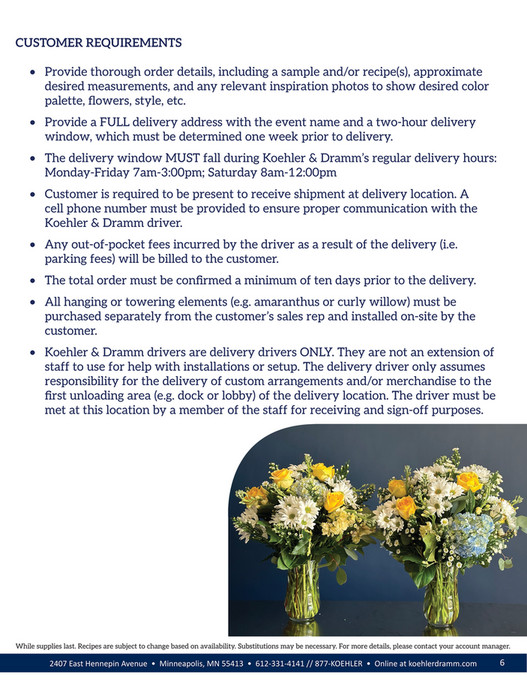 Koehler & Dramm Wholesale Florist - Everyday Catalog - Page 6-7 - Created with Publitas.com
